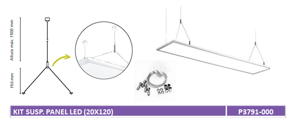 Panel Led 20x120 PRIME 30w L5526-1I0 Magg - MARTCENTER